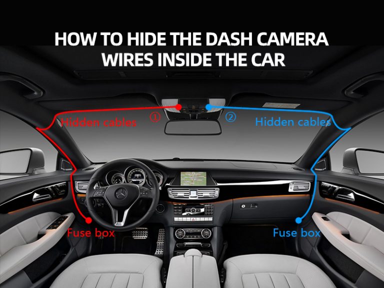 How to hide the dash camera wires inside the car or other vehicles ...