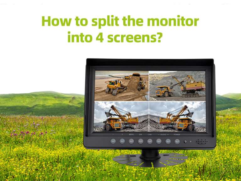 How to split the monitor into 4 screens? - Luview