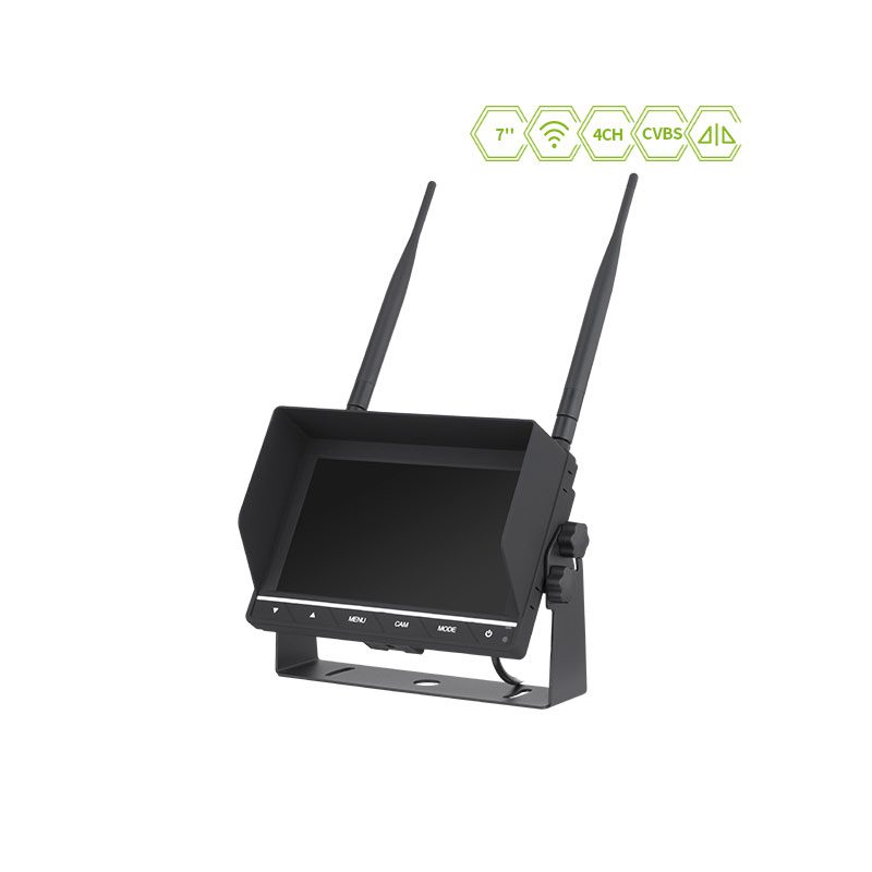 JY-M745W 7 Inch wireless lcd monitor with two scale ruler & automatic ...