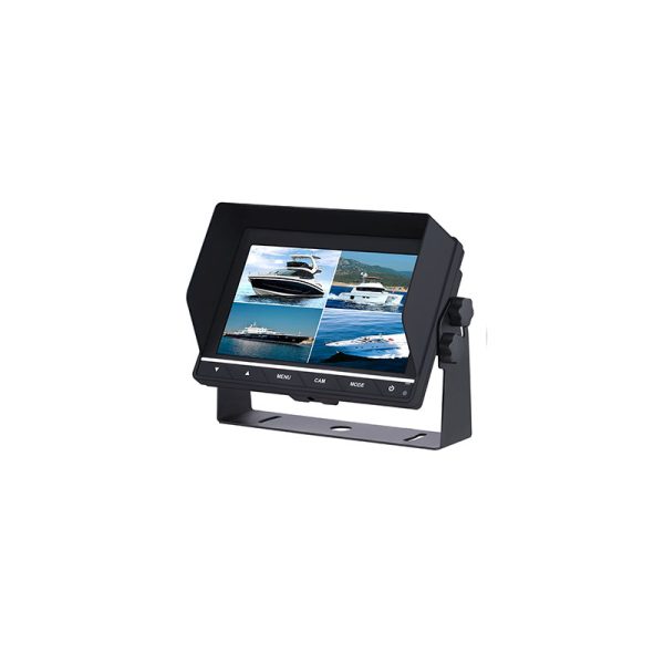 JY-M730 sun shade 600 TVL 7 inch monitor with metal bracket - Luview