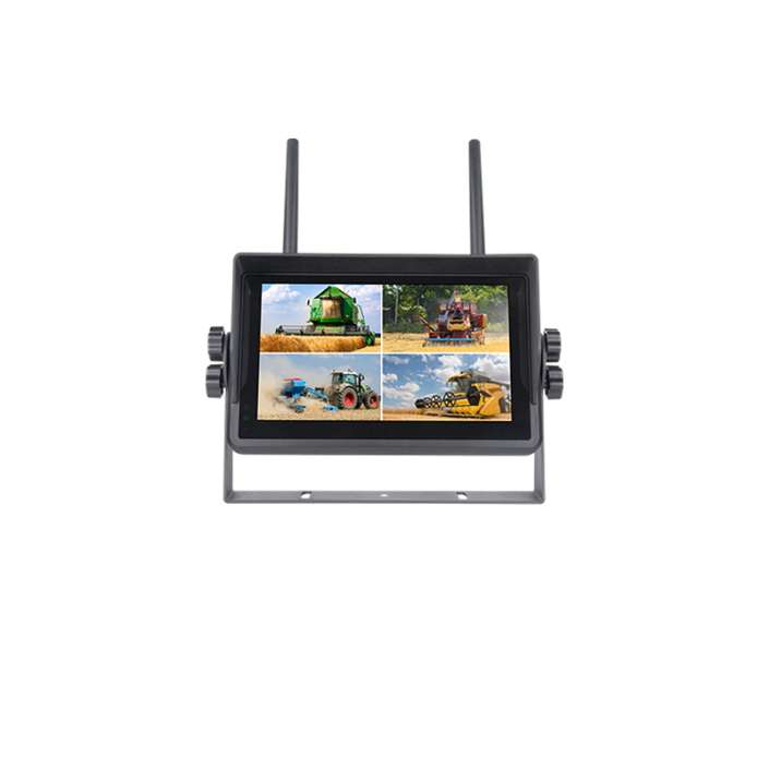 JY-M790 7 inch wide voltage digital monitor with metal case & stand ...