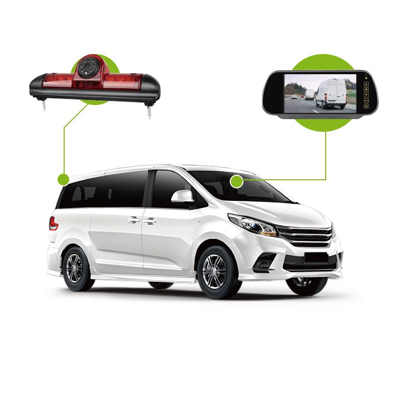 waterproof brake light camera system with 7 inch digital LCD monitor ...