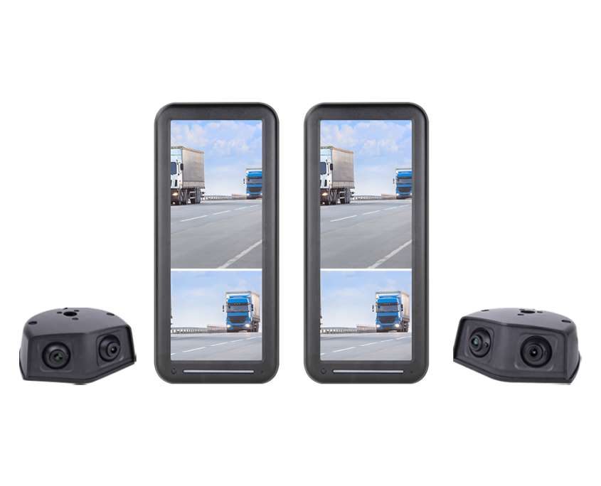 12.3 inch IPS split screen dual side camera electronic rearview system ...