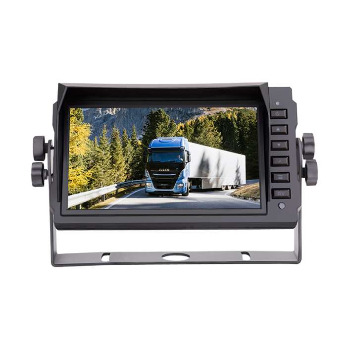 JY-M170 2 CH 7 inch flip image LCD monitor with remote control - Luview