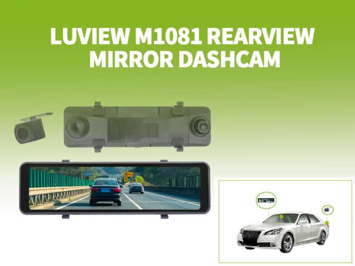 LUVIEW streaming rearview mirror: high-resolution vision for enhanced driving safety | Luview