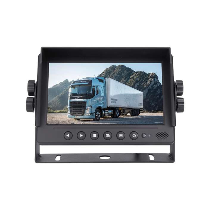 JY-M730T 7 inch IPS full view monitor with metal waterproof bracket ...